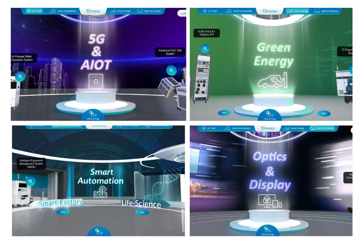 【智慧網站】 Virtual Chroma 2023，沉浸互動創造國際級商機｜KingOne Design 王一設計
