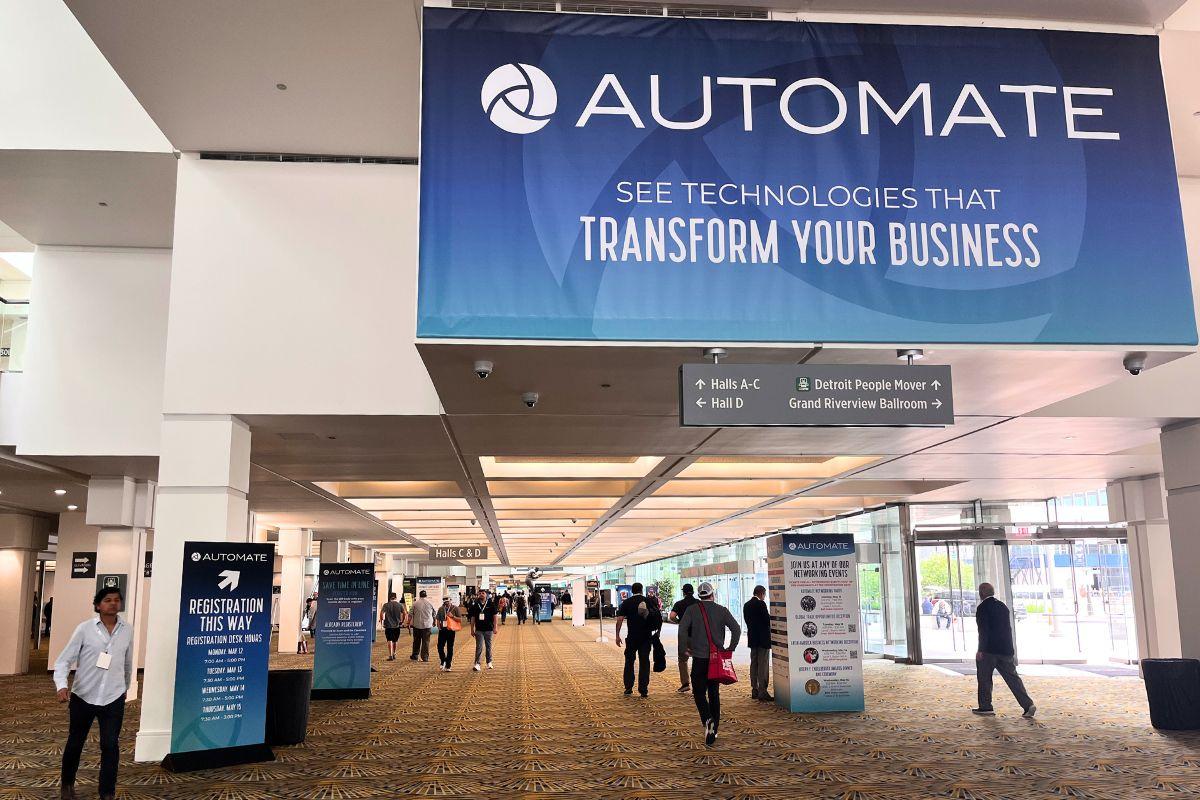 【展場設計】美國Automate 2025 - 氣派吊頂登場底特律自動化大展｜KingOne Design 王一設計