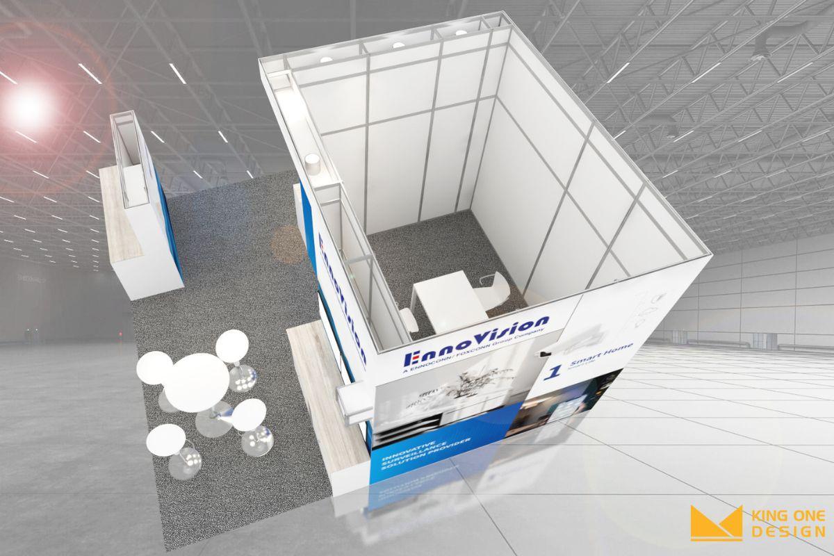 【展場設計】ISC WEST 2025 -光感美學設計點亮拉斯維加斯｜KingOne Design 王一設計